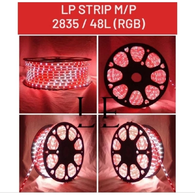 Jual LAMPU LED STRIP MERAH PUTIH 100 METER 2835 KELAP KELIP. LED SELANG MERAH PUTIH 100M KEDAP ...
