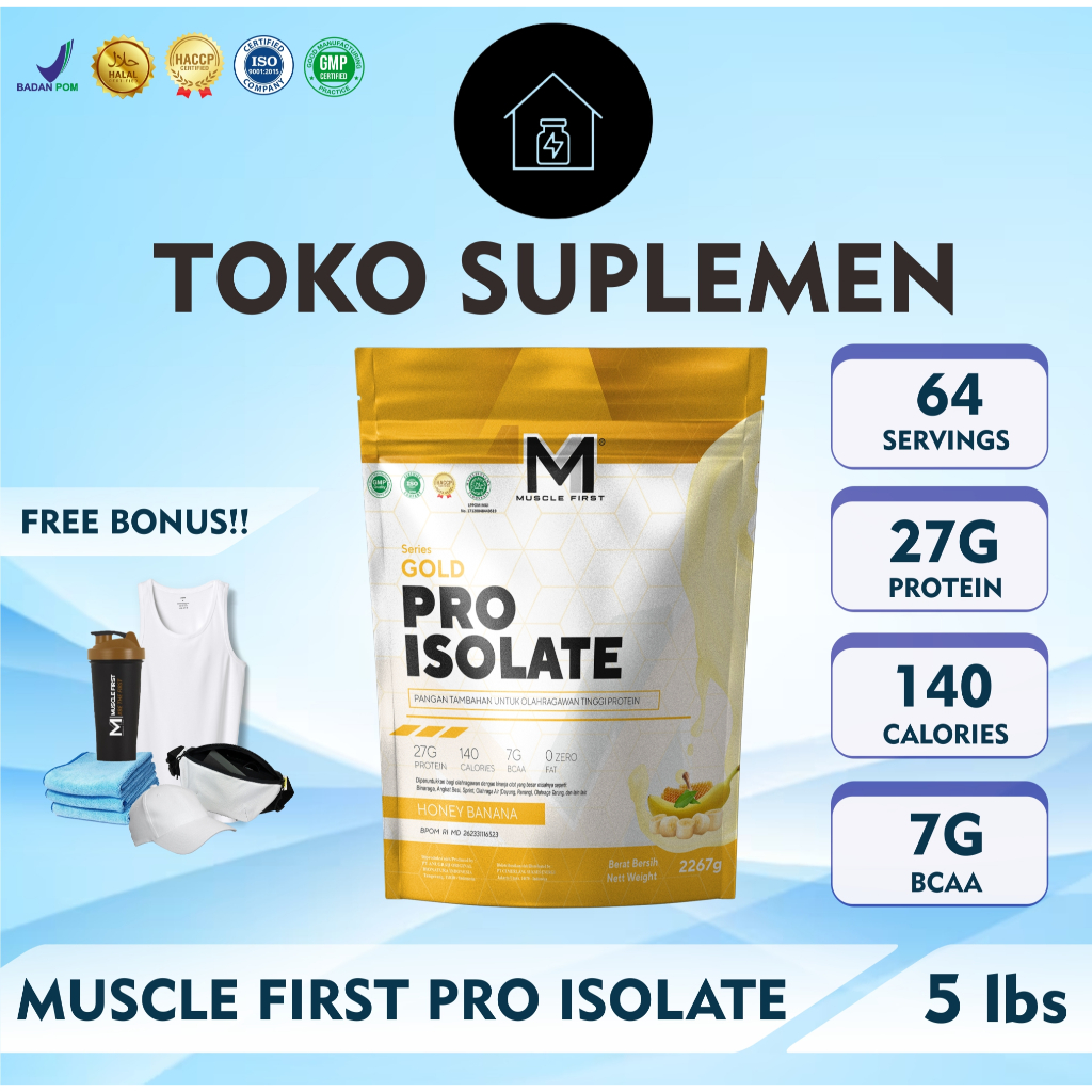 Jual MUSCLE FIRST M1 PRO ISOLATE 5LBS - ISOLATE WHEY PROTEIN 5 LBS ...