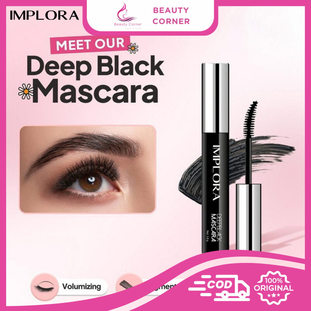 Jual Implora Deep Black Mascara | Shopee Indonesia