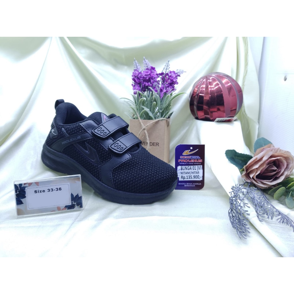 Jual sepatu new era original prolexus Bunga01 black | Shopee Indonesia