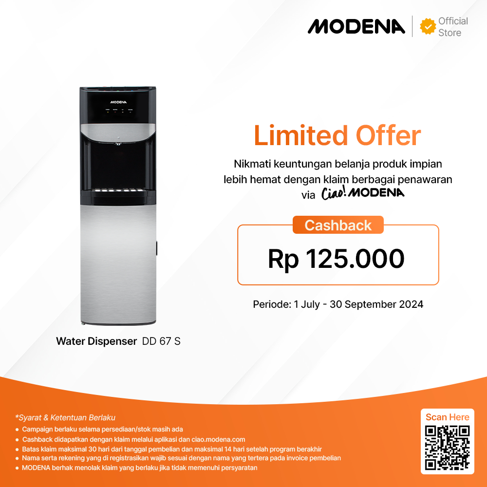 Jual MODENA Water Dispenser - DD 67 S | Shopee Indonesia