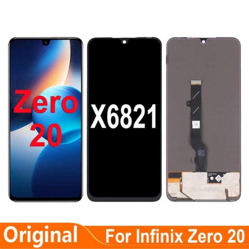Jual LCD infinix Zero 20 X6821 original Fullset + frame Touchscreen ...