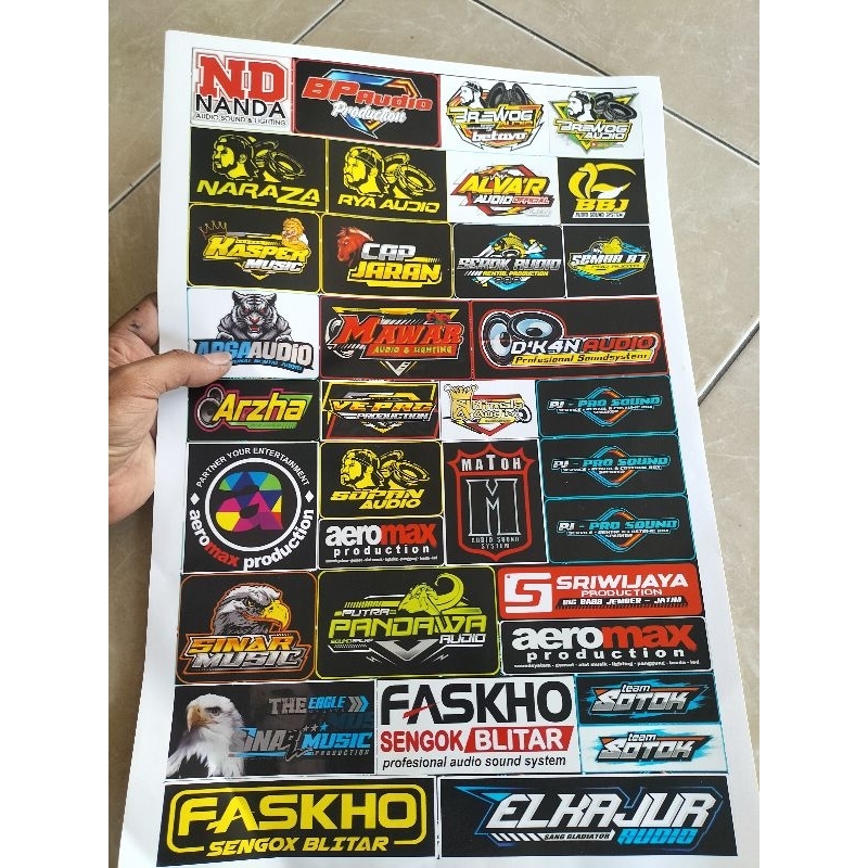 Jual Stiker Sound System | Stiker Audio | Stiker Sound System Audio ...
