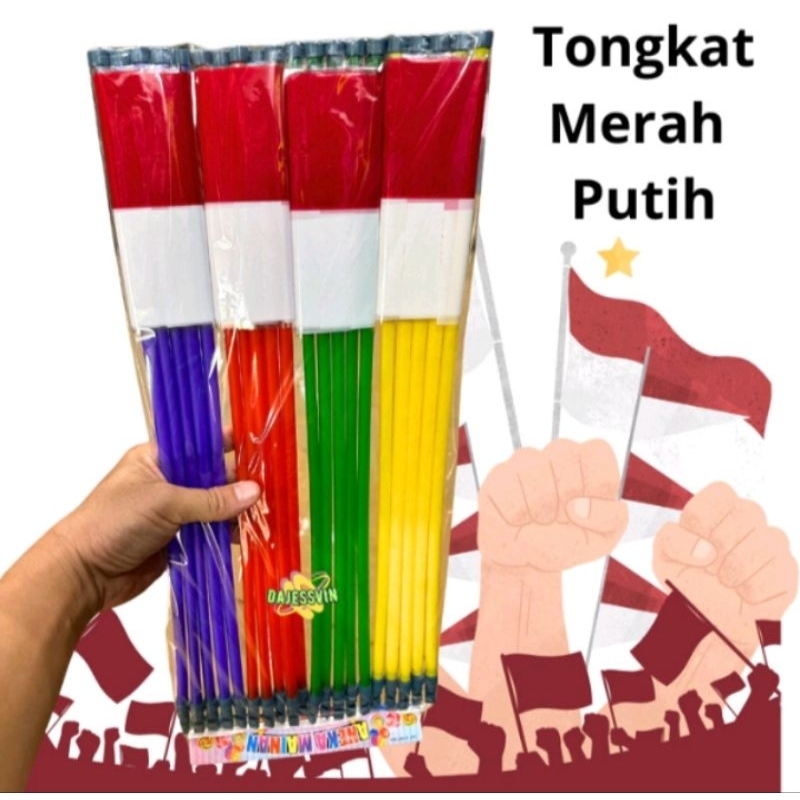 Jual bendera stik/bendera peluit satu pak isi 20pcs | Shopee Indonesia