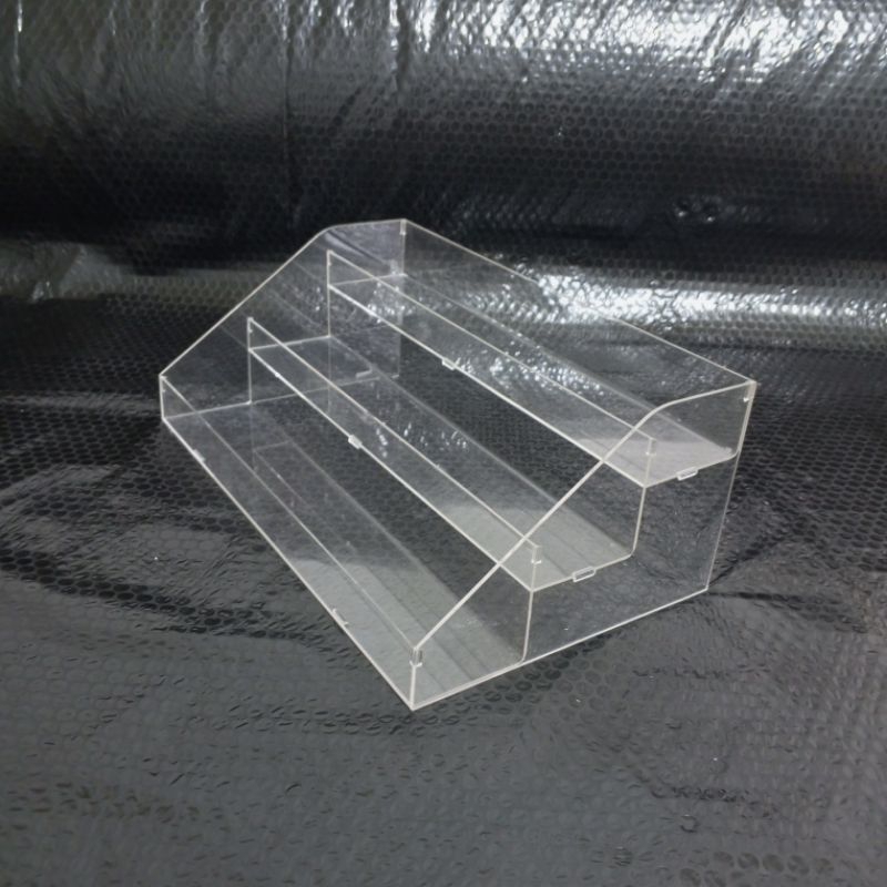 Jual Akrilik display/Rak akrilik 3 susun | Shopee Indonesia