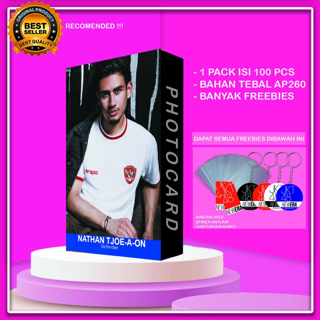 Jual PHOTOCARD TIMNAS INDONESIA UNTUK PARA FANS, EDISI NATHAN TJO A ON ...