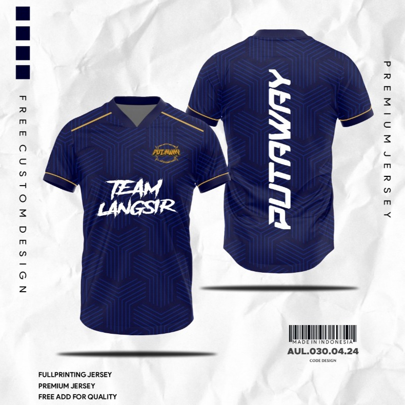 Jual Jersey Running custom full printing bebas tambah nama dan logo ...