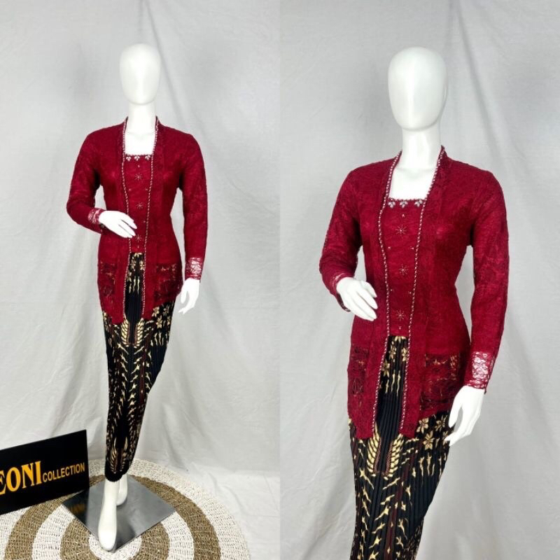 Jual Kutu Baru Burkat Payet/Kebaya Burkat/Kebaya Modern/Kebaya Wisuda/Set Kebaya | Shopee Indonesia