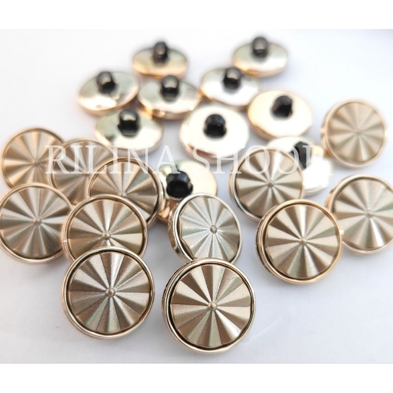 Jual Kancing ISI 12 PCS Jamur Hias Model Tutup toples Ukuran 18 Mm ...