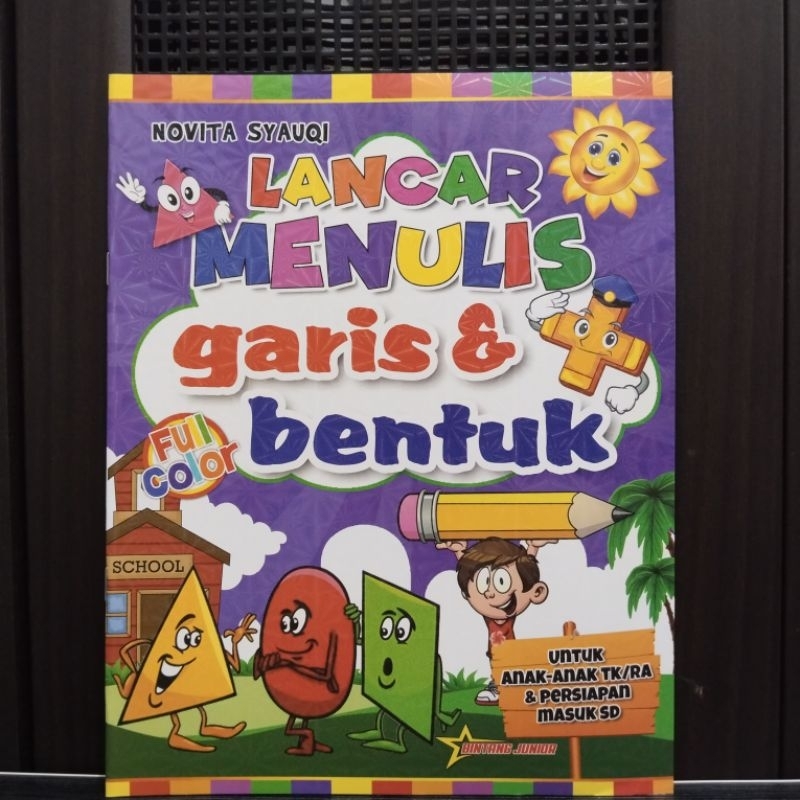 Jual Lancar Menulis Garis & Bentuk Buku Aktivitas Motorik Halus Anak ...