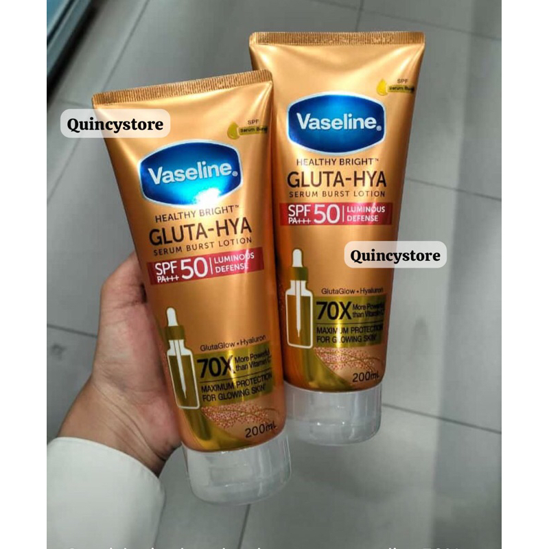 Jual VASELINE HEALTHY BRIGHT GLUTA-HYA SERUM BURST LUMINOUS DEFENSE SPF ...