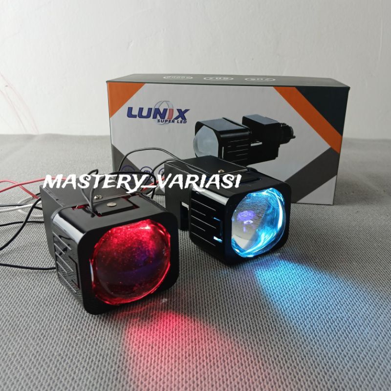 Jual Projector Biled Matrix X1 Plus Devil 1,5inc jauh dekat Flat cut ...