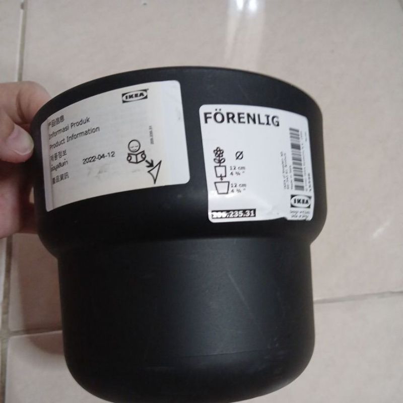 Jual IKEA FORENLIG pot bunga bahan plastik alas buket hiasan bunga DIY ...