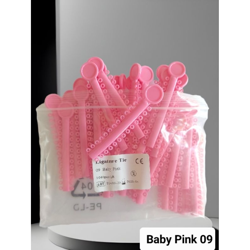 Jual KARET BEHEL DENTAL ORTHO WARNA BABY PINK ISI 10 STIK | Shopee ...