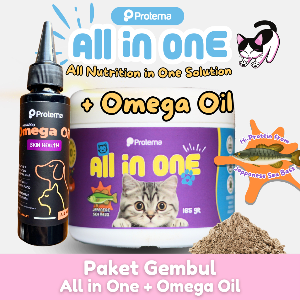 Jual [PAKET JUARA] ALL IN ONE + OMEGA OIL BY PROTEMA | VITAMIN HARIAN ...
