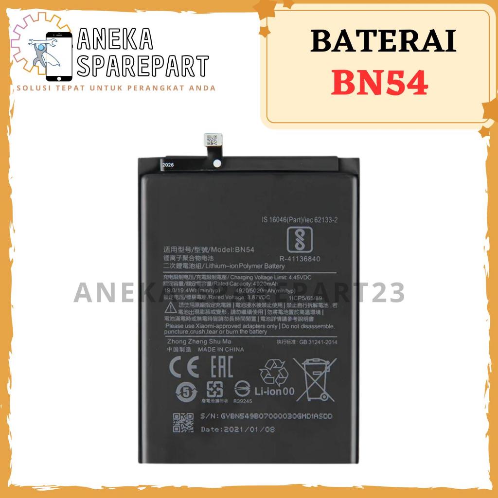 Jual Baterai BN54 Redmi 9 / Note 9 | Shopee Indonesia