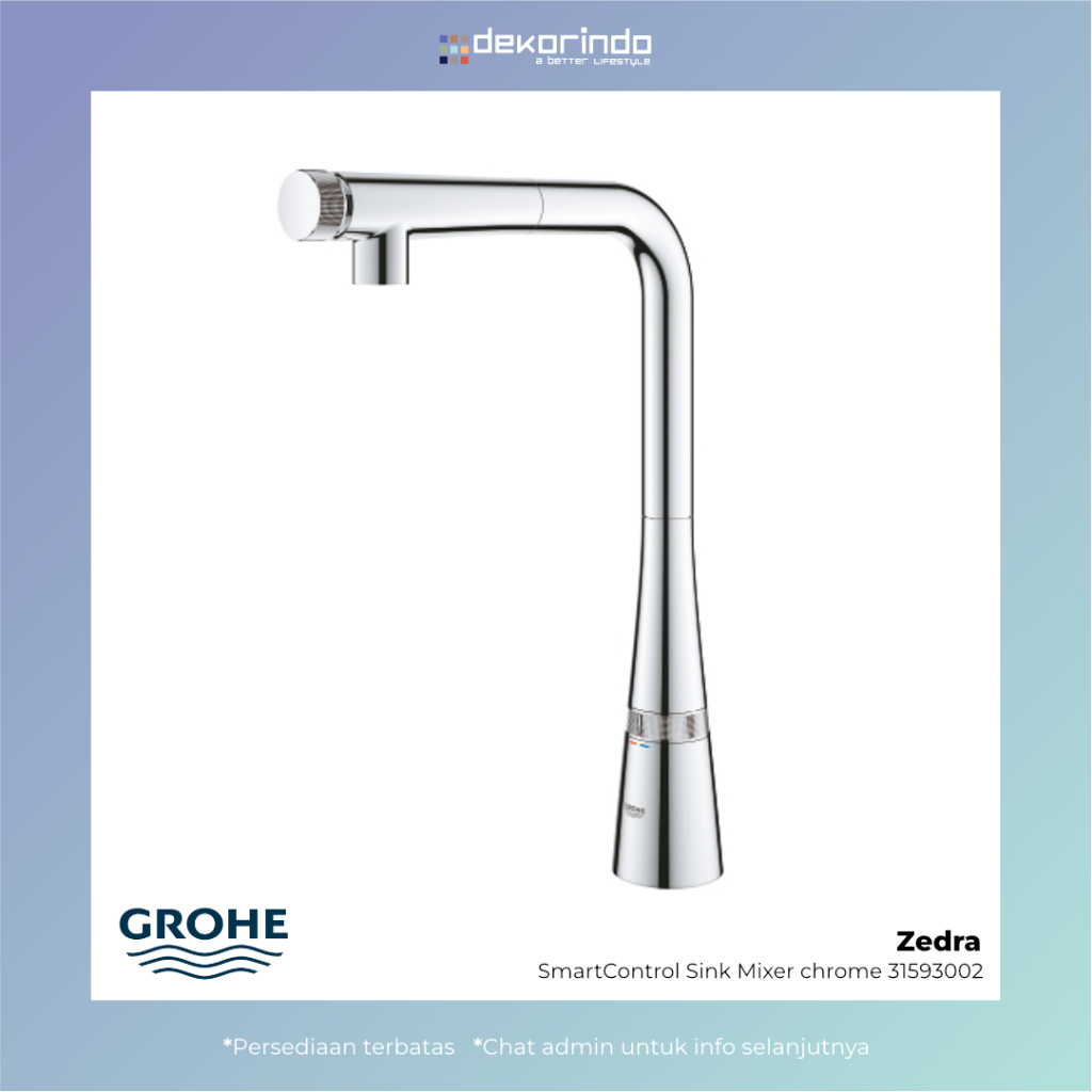 Jual GROHE - ZEDRA SMARTCONTROL SINK MIXER WITH SMARTCONTROL - 31593002 ...