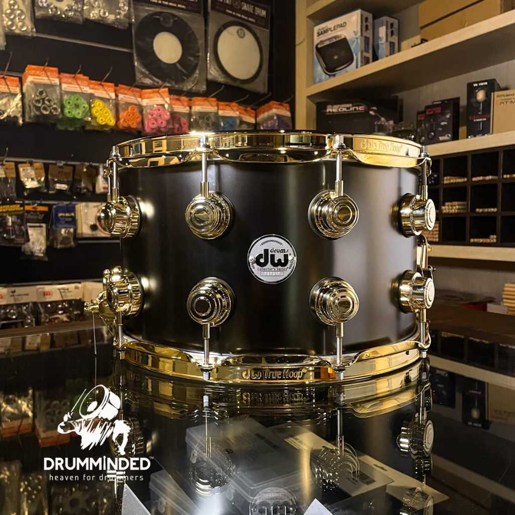 Jual DW Collector's Series Metal Snare Drum 14x8 - Satin Black Over ...