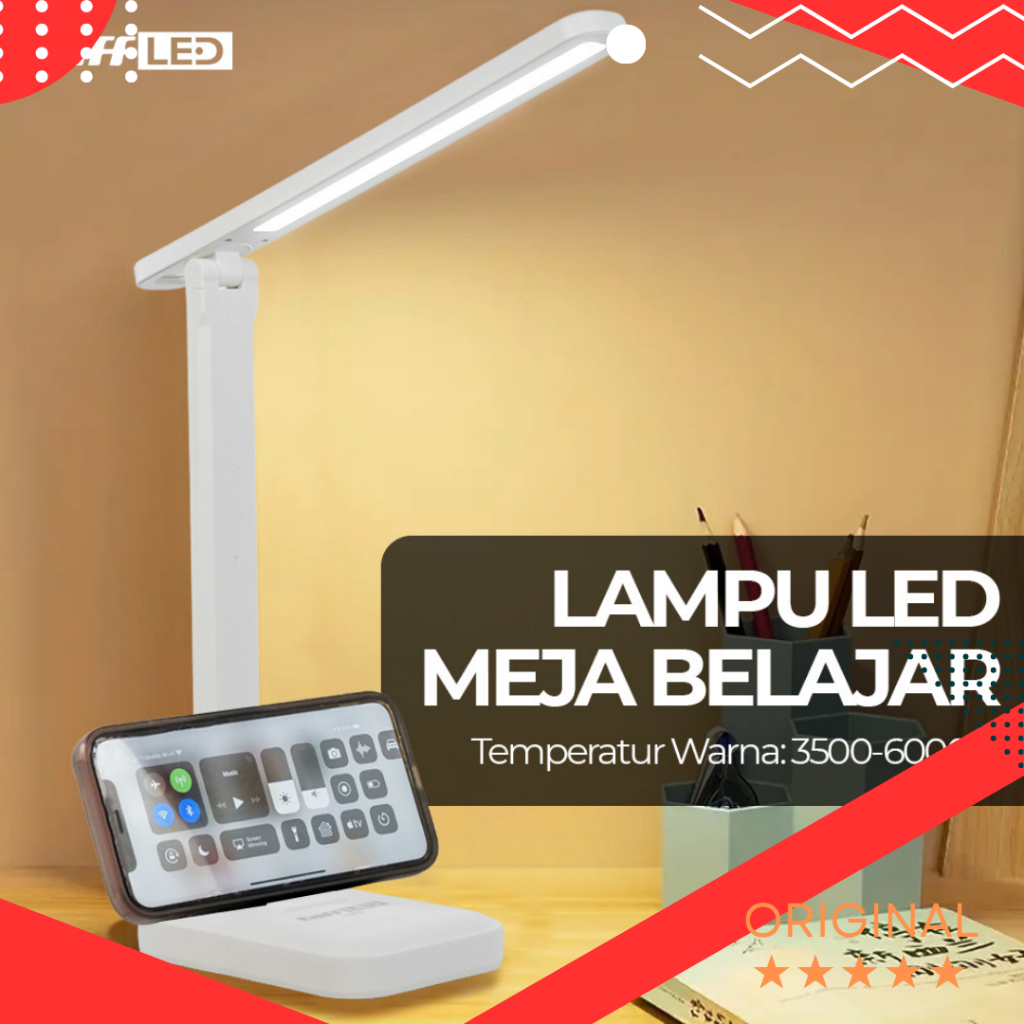 Jual TaffLED Lampu Meja Belajar Desk Lamp USB 8W [COD] BAYAR DITEMPAT ...