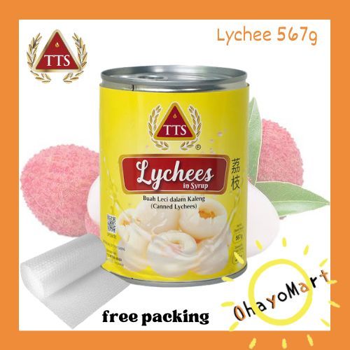 Jual TTS Leci / TTS Lychees in syrup/ Leci kaleng 567g | Shopee Indonesia
