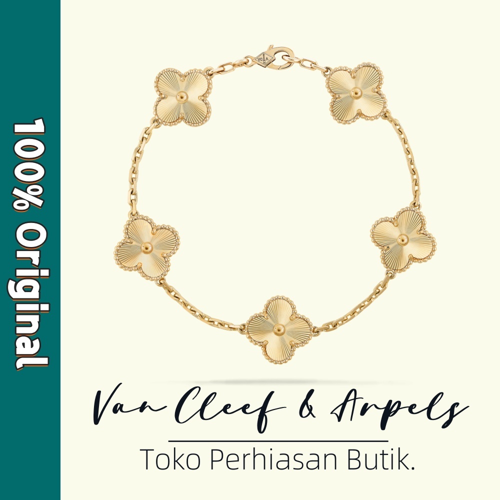 Jual 【100% ori/Box + Certificate】Van Cleef Arpels VCA Gelang wanita 18K ...
