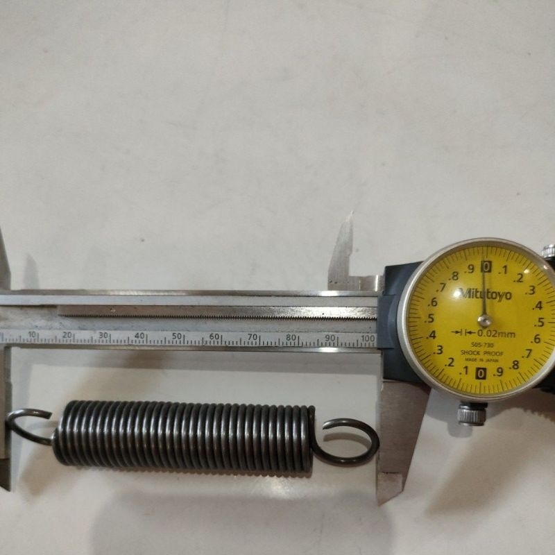 Jual spring tarik baja 2 mm x od 18 mm x panjang 100 mm | Shopee Indonesia