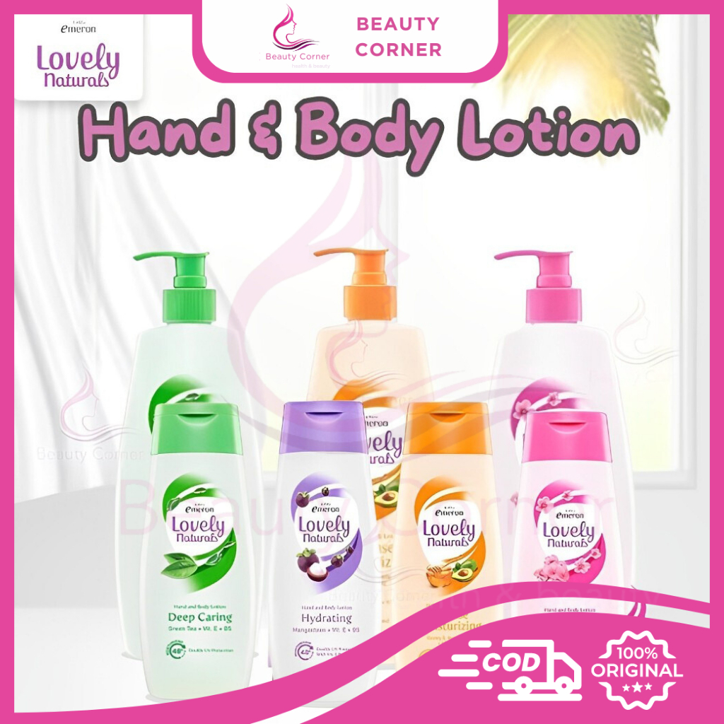 Jual Emeron Lovely Naturals Hand And Body Lotion / Skincare | Shopee ...