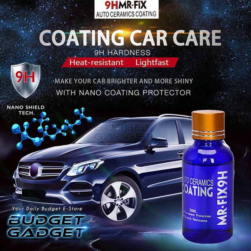 Jual NANO CERAMIC Coating 9H MR FIX ANTI GORES AIR MOBIL SEPEDA MOTOR Perlengkapan Detailing ...
