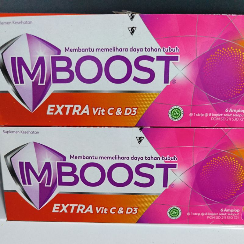 Jual Imboost Extra Vit C & D3 1 strip 8 kapsul | Shopee Indonesia
