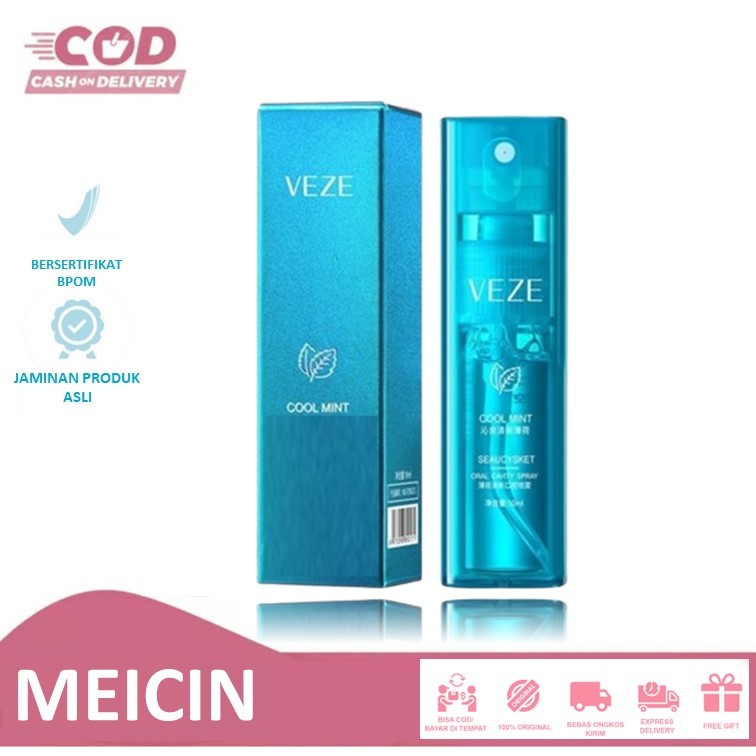 Jual Veze Cool Oral Cleansing Care Freshener Mouth Wash Spray Fresh ...