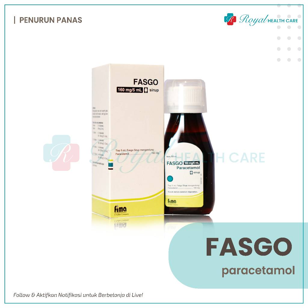 Jual FASGO SIRUP 60ml Efektif Menurunkan Demam dan Sebagai Pereda Nyeri ...
