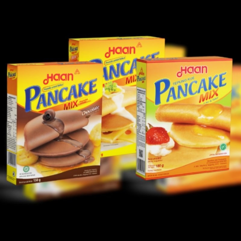 Jual haan pancake mix instant original chocolate coklat cheese keju ...
