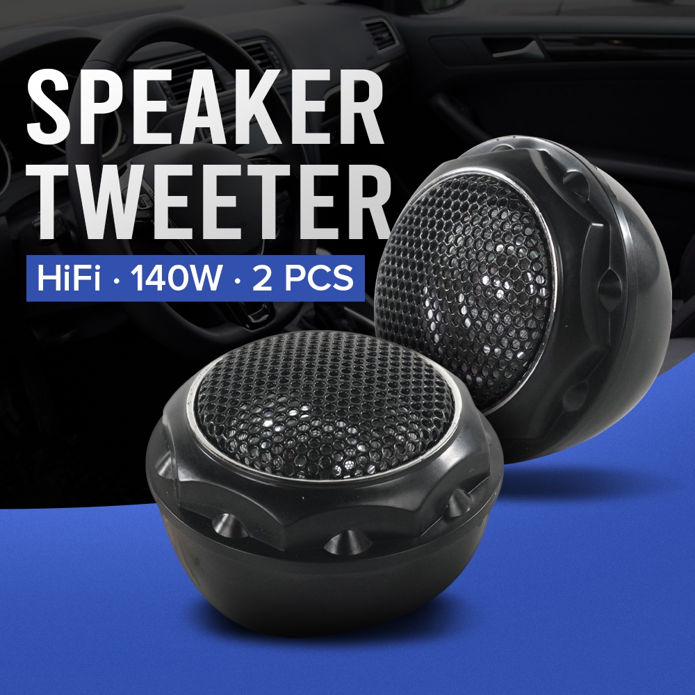 Jual Pcinener Speaker Mini Dome Tweeter Loudspeaker Mobil HiFi 140W 2 ...