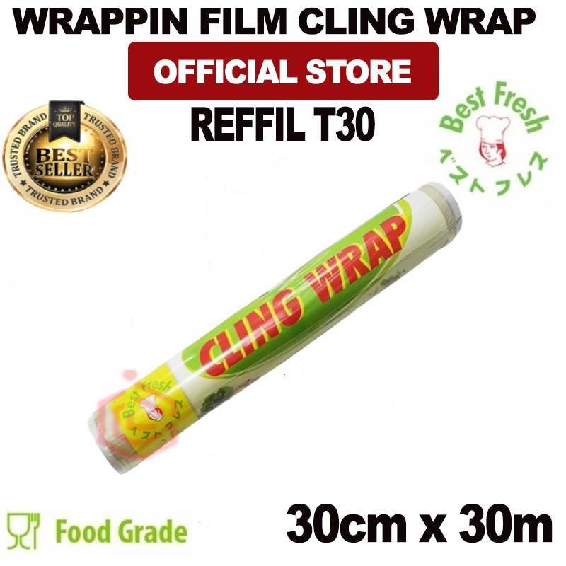 Jual PLASTIK CLING | CLING WRAP | BEST FRESH CLING WRAP REFILL 30 CM x ...