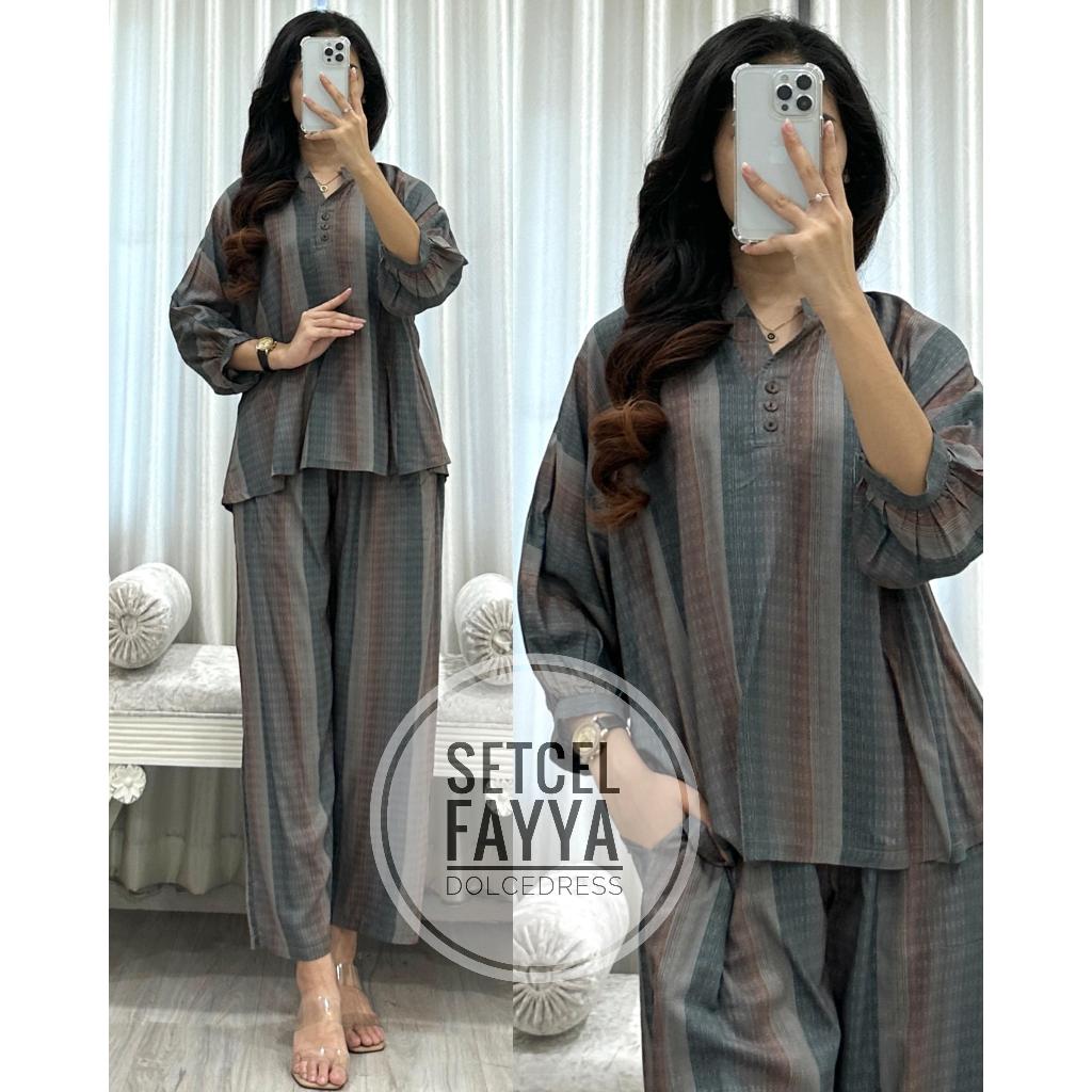 Jual Setcel Fayya motif by Dolce Dress | Shopee Indonesia