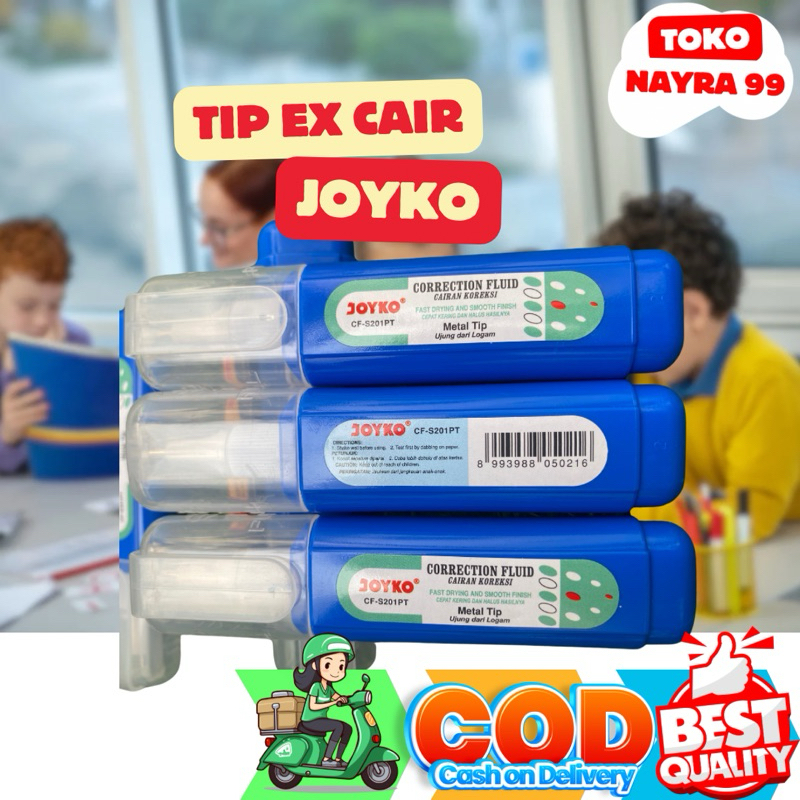 Jual TipEx cair joyko Tipe x CF-S225 / Joyko correction fluid pen ...