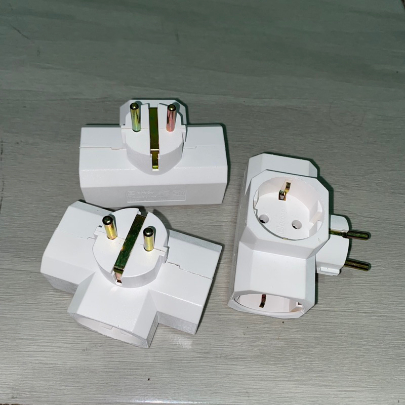 Jual Stop Kontak T Arde 3 Cabang BROCO/Steker T Arde BROCO | Shopee ...