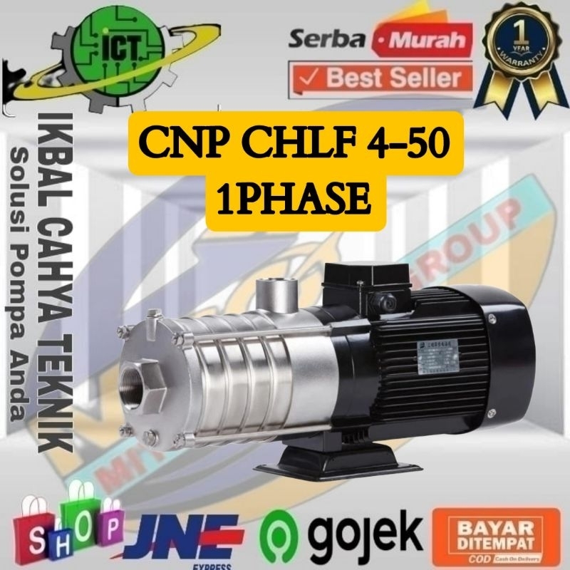 Jual POMPA BOOSTER CNP CHLF 4-50 / 1,5 HP 1 Phase 220 Volt CENTRIFUGAL ...