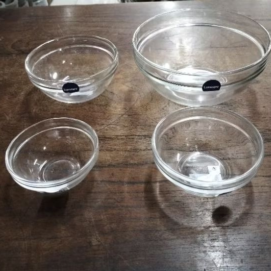 Jual Luminarc Glass Empilable Bowl / Mangkok Kaca 7cm 9cm 10cm 12cm ...