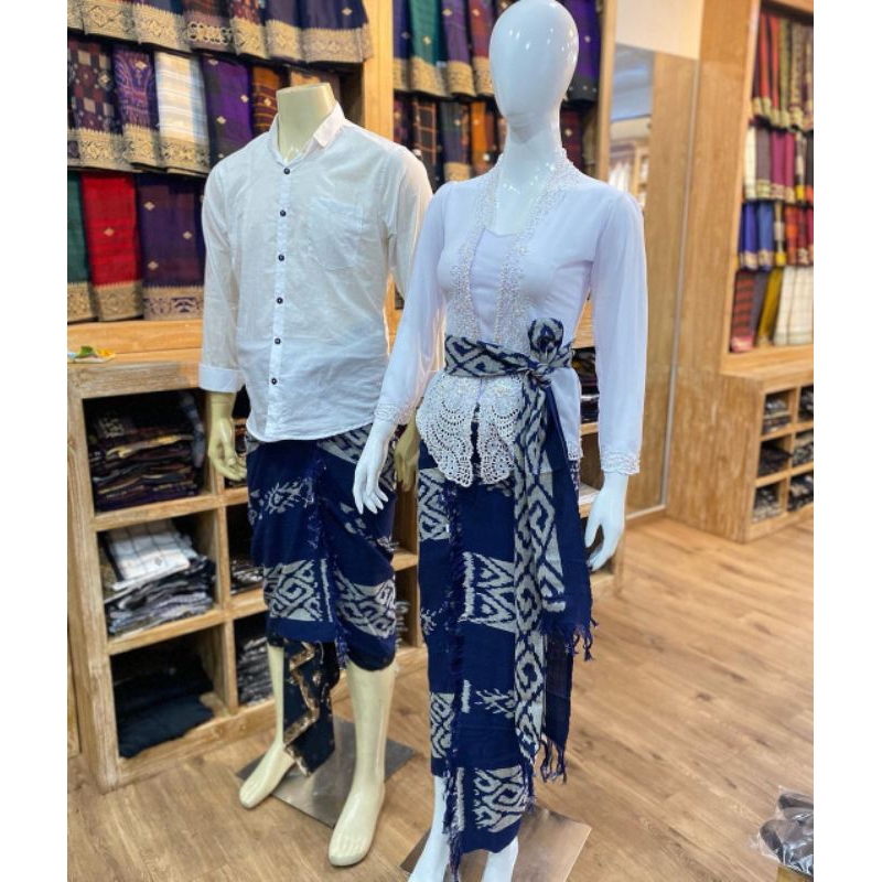 Jual SET COUPLE KOMLIT KAMEN/KAMBEN+SLENDANG+SAPUT BONUS LEMBARAN UDENG ...