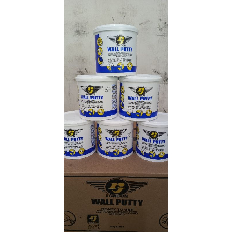Jual RJ LONDON WALL PUTTY 1Kq(1000GR)DEMPUL TEMBOK/PLAMIR TEMBOK/PLAMIR ...