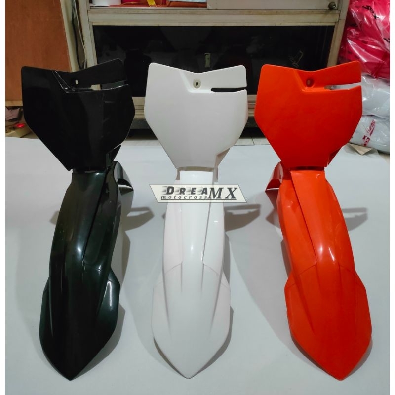 Jual PAKET SPAKBOR DEPAN KTM 250 2017 DAN PAPAN NOMOR KTM250 2017 SET SUPERMOTO KLX 150 BF ...