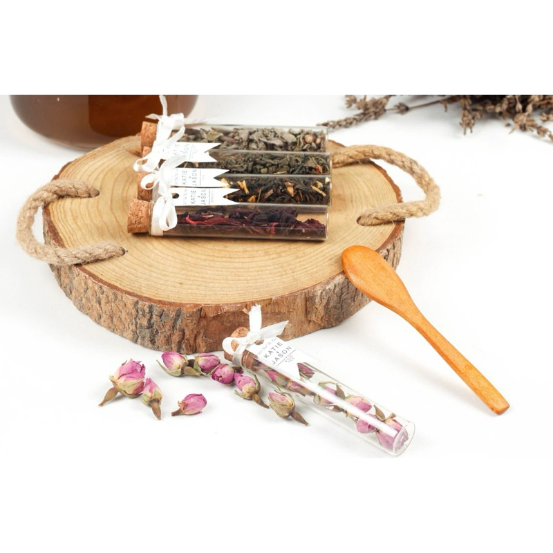 Jual Souvenir Teh Tabung Teh Dried Tea dalam Tabung Kaca Premium dengan ...