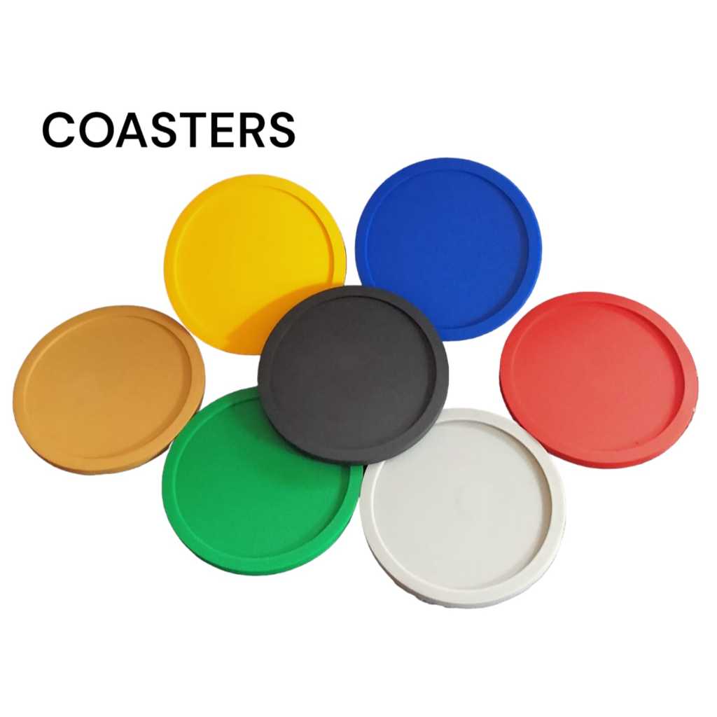 Jual Tatakan gelas Karet Anti slip Tebal ukran 8x8 | Tatakan Gelas TPR ...