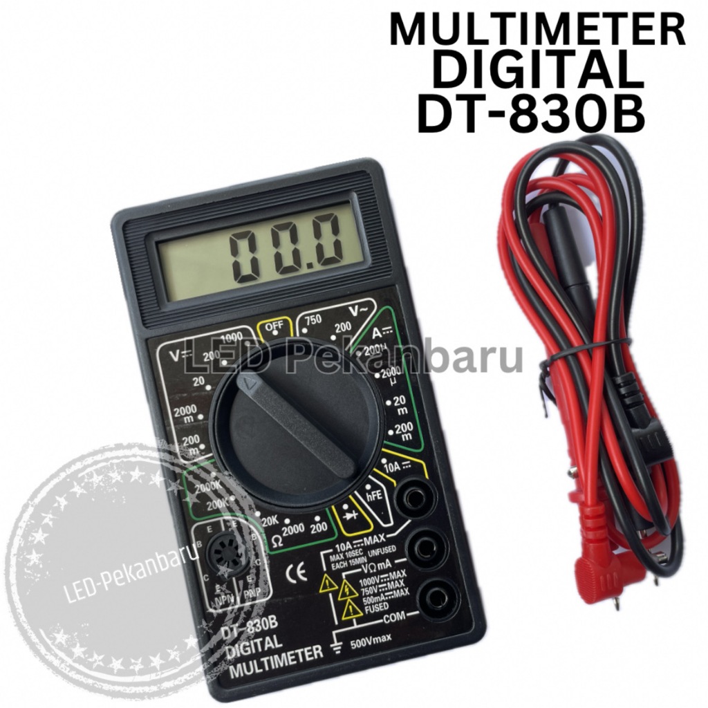 Jual MULTI METER DIGITAL DT-830B AVO METER TESTER ALAT UKUR ELEKTRONIK ...