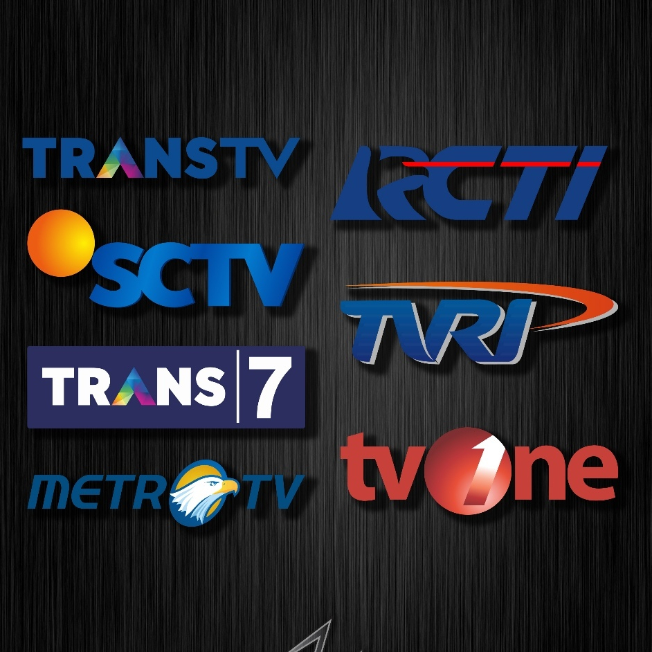 Jual Stiker Televisi Logo Sticker TV RCTI SCTV TVRI TVONE TRANS 7 ...
