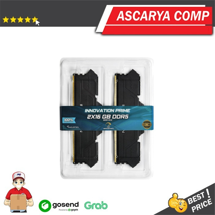 Jual Innovation Prime Longdimm DDR5 2X16GB 6000Mhz / Memory Ram 16GB ...