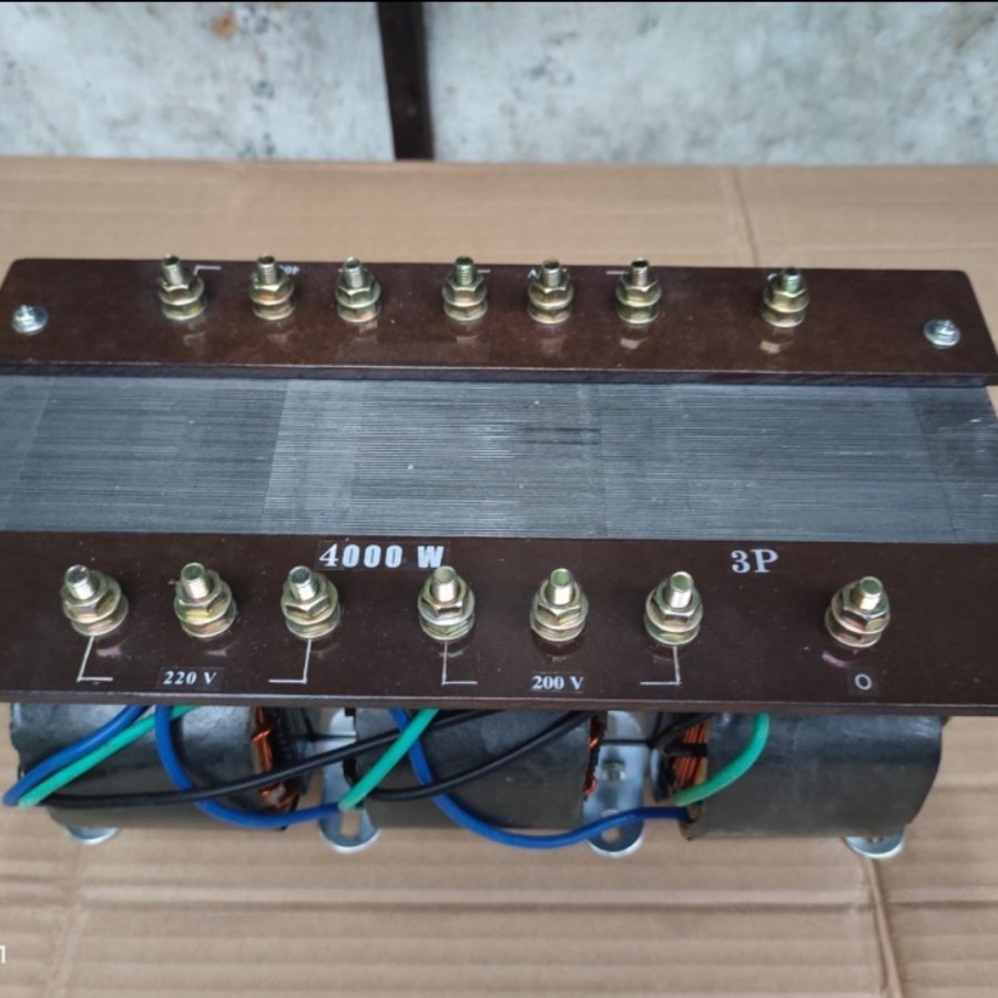 Jual Trafo Step Up Step Down Auto 4000VA 380V/400V-200V/220V 4KVA 3 Phase | Shopee Indonesia