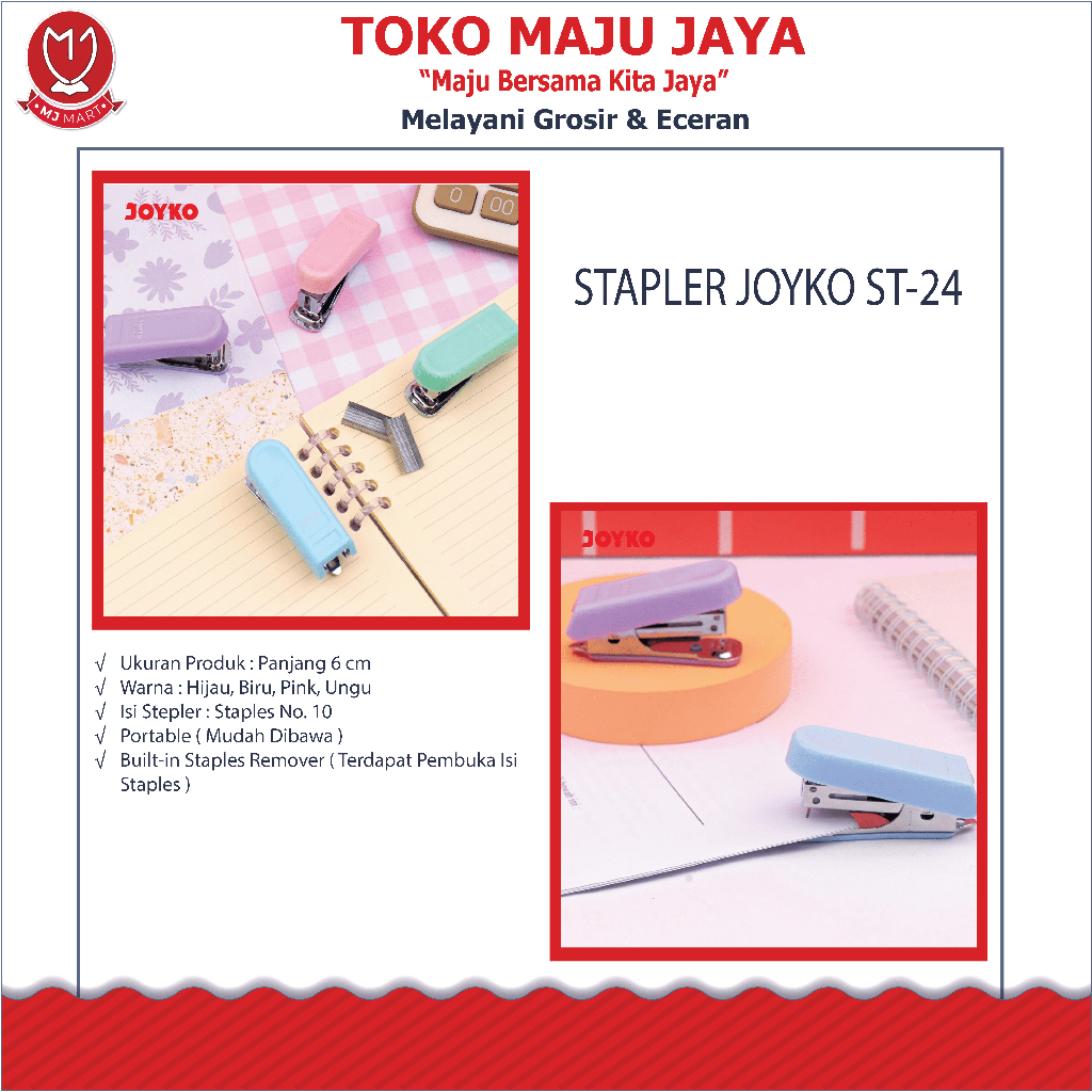 Jual STAPLER JOYKO ST-24 | Shopee Indonesia