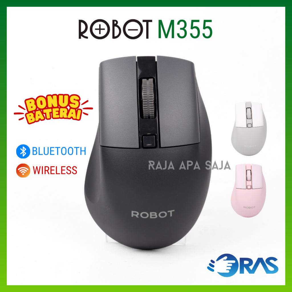 Jual Mouse Bluetooth Wireless Laptop PC Komputer HP Tab Tablet Tanpa ...